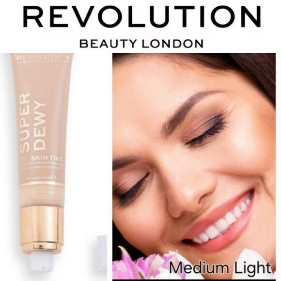 Makeup Revolution | Skincare | Revolution Beauty Super Dewy Skin Tint ...